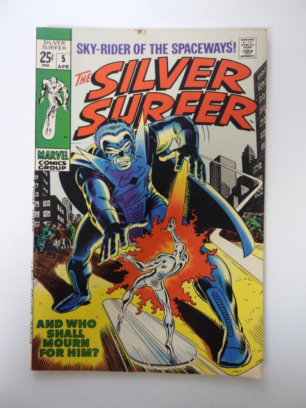 The Silver Surfer #5 (1969) FN- condition see description | Comic Books ...