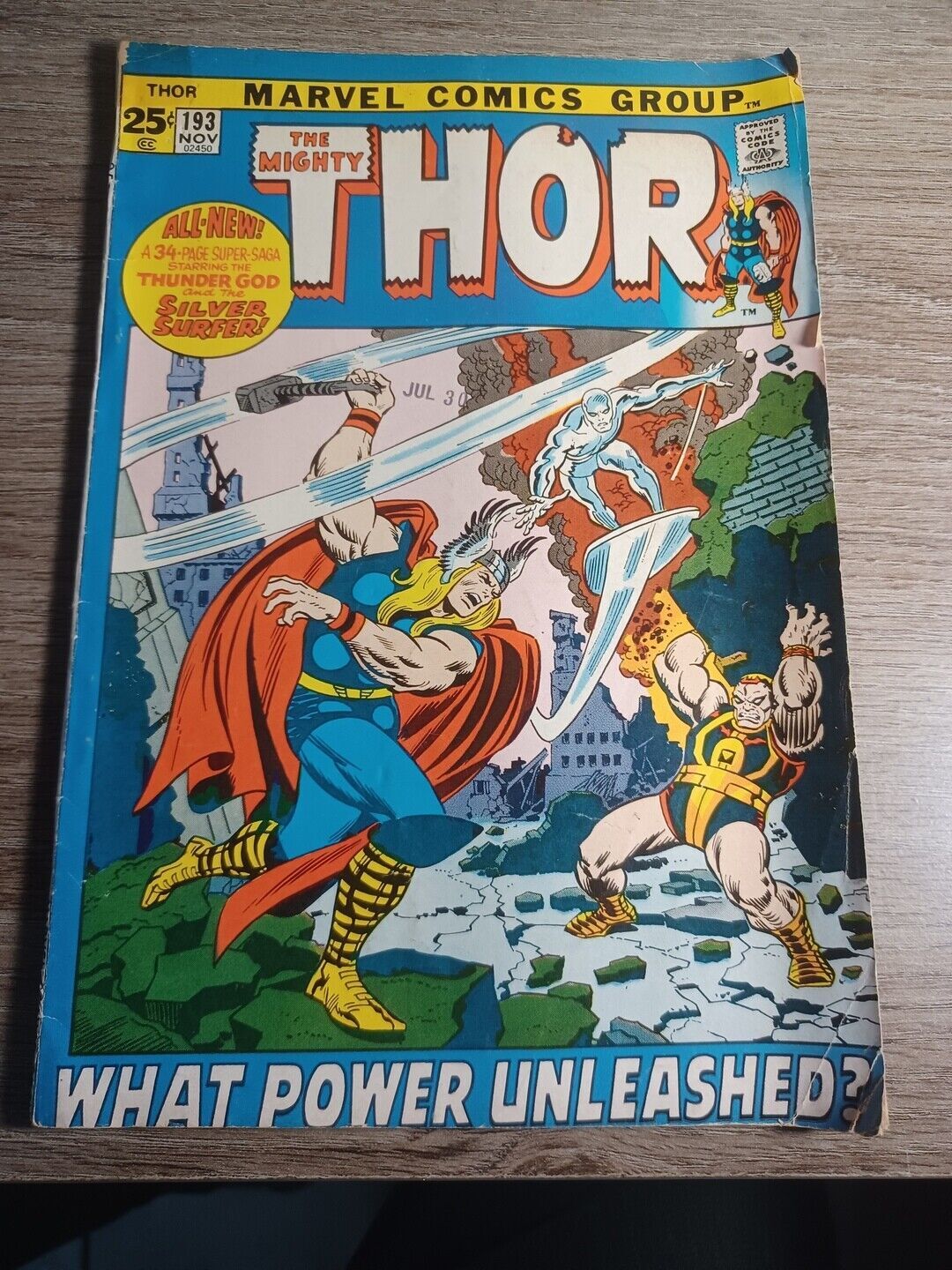 Thor #193 VG Silver Surfer Marvel Comics c213 | Comic Books - Bronze Age, Marvel, Silver Surfer ...