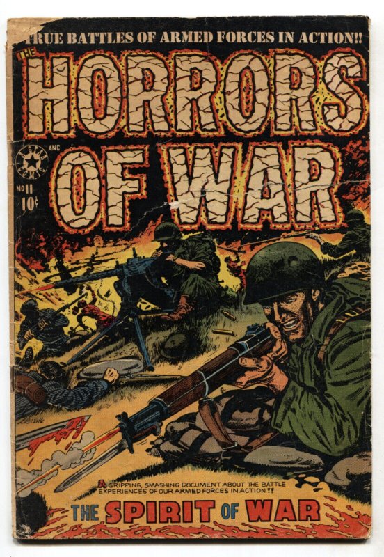 Horrors of War #11-1st issue-GHOST OF HITLER-L.B. Cole comic book ...