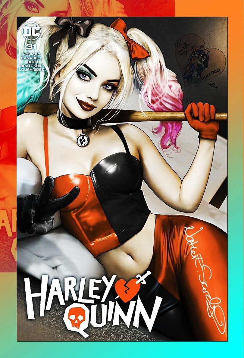 Harley Quinn #31 Wow! Signed W/COA Nathan Szerdy Variant/Suicide Squad Joker IVY | Comic Books ...