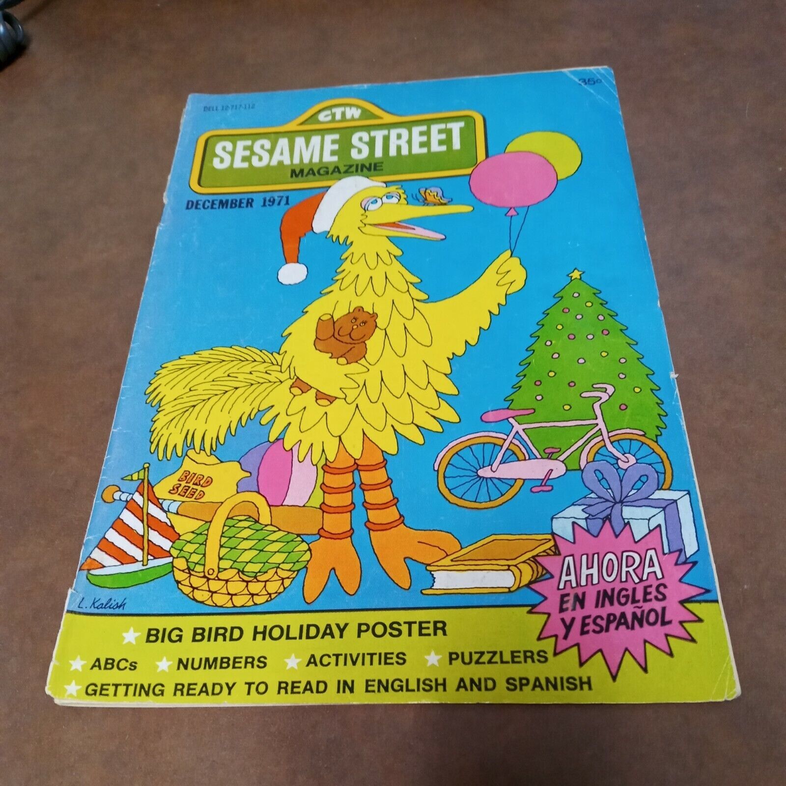 Sesame Street Magazine V2 #3 Comic Book size december 1971 Dell. Ctw ...
