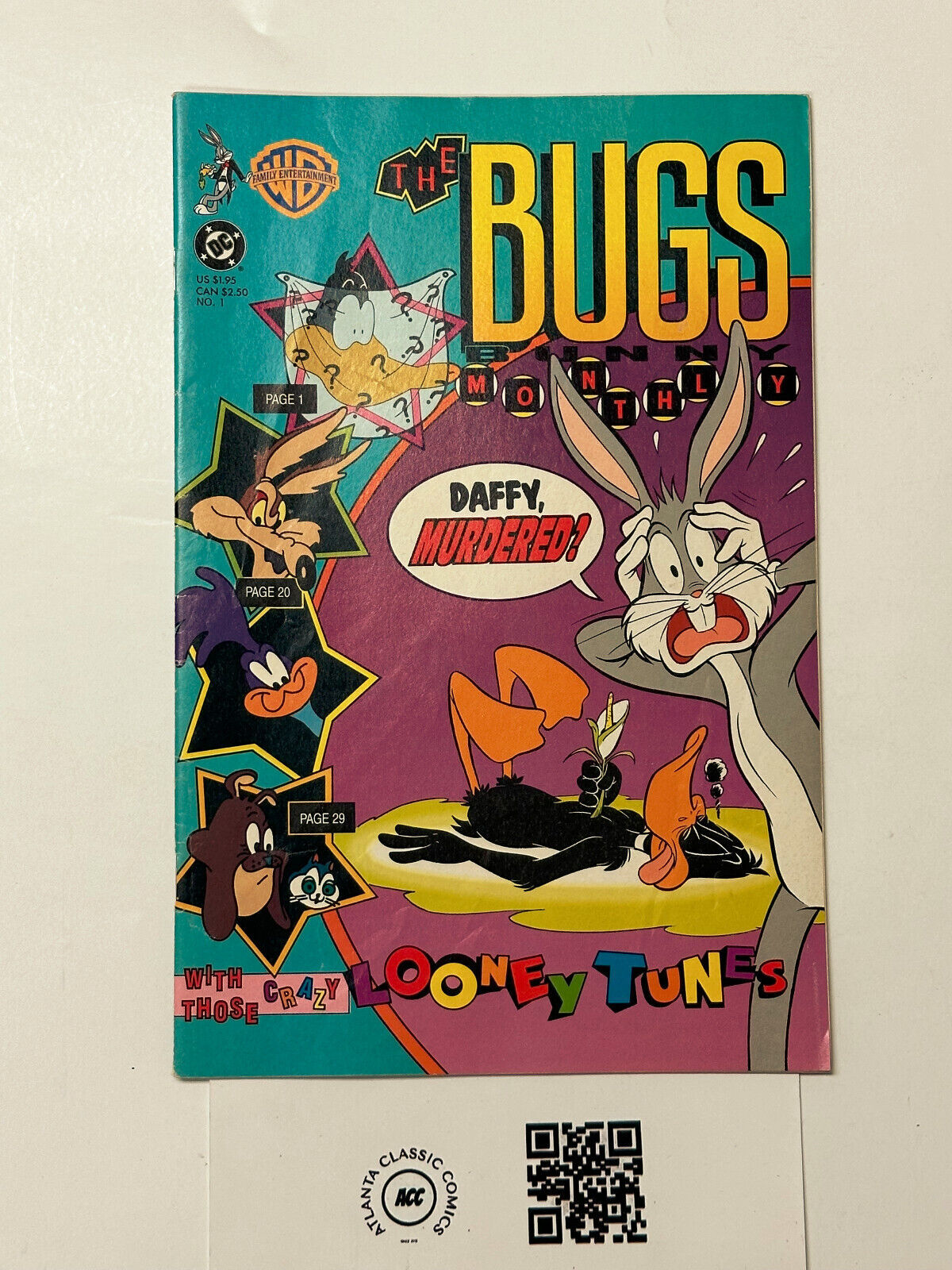 Bugs Bunny Monthly #1 FN DC Comic Book Looney Tunes Daffy Duck 22 HH2 ...