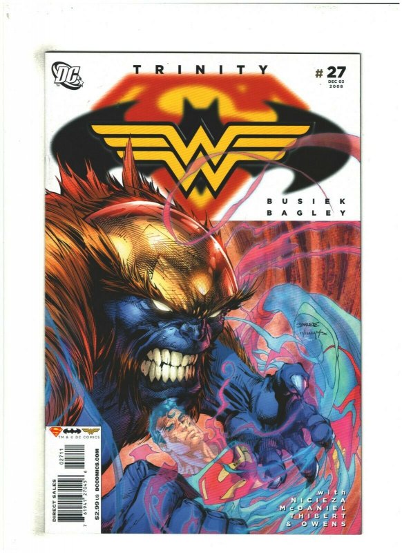 Trinity #27 NM- 9.2 DC 2008 Superman, Batman & Wonder Woman Jim Lee ...