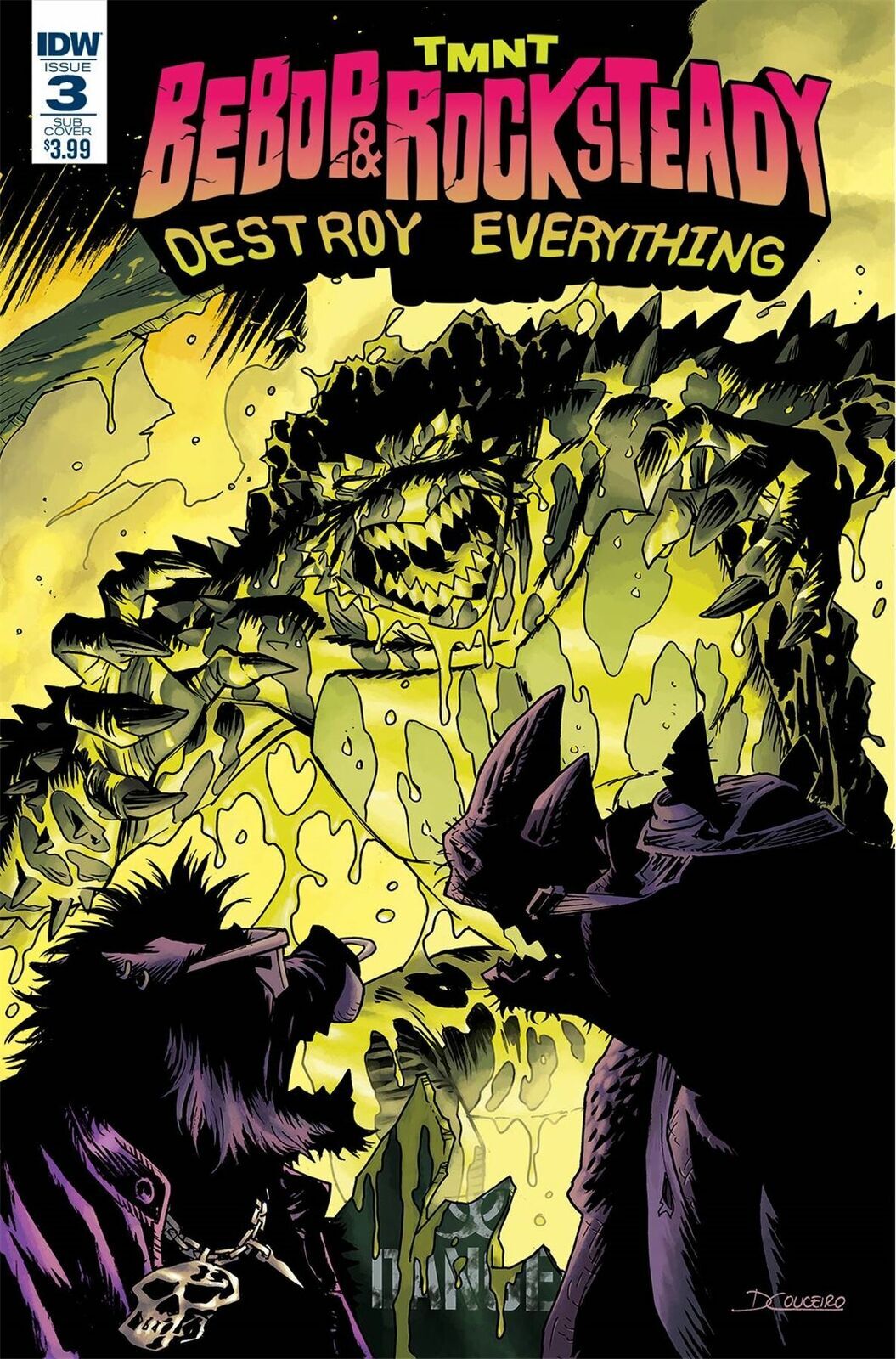 Tmnt Bebop & Rocksteady Destroy Everything #3 Sub Var Idw Publishing ...