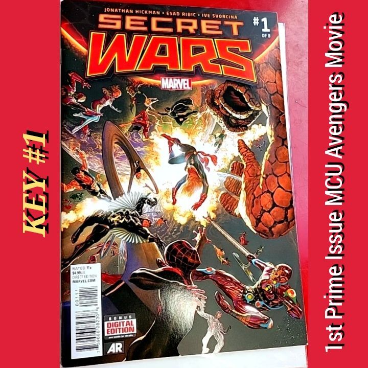 Secret Wars #1 #2 HOT KEYS! Deadpool 3 Easter Egg/1st APP GOD EMPEROR ...