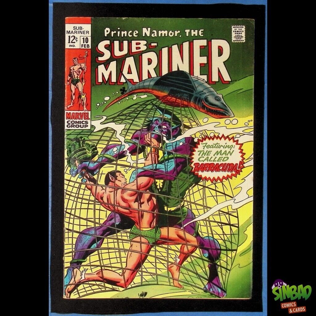 Sub-Mariner, Vol. 1 10 Origin of The Serpent Crown | Comic Books - Silver Age, Marvel, Sub ...