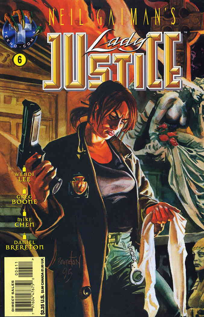 Lady Justice (Neil Gaiman's , Vol. 1) #6 VF ; Tekno | Dan Brereton ...