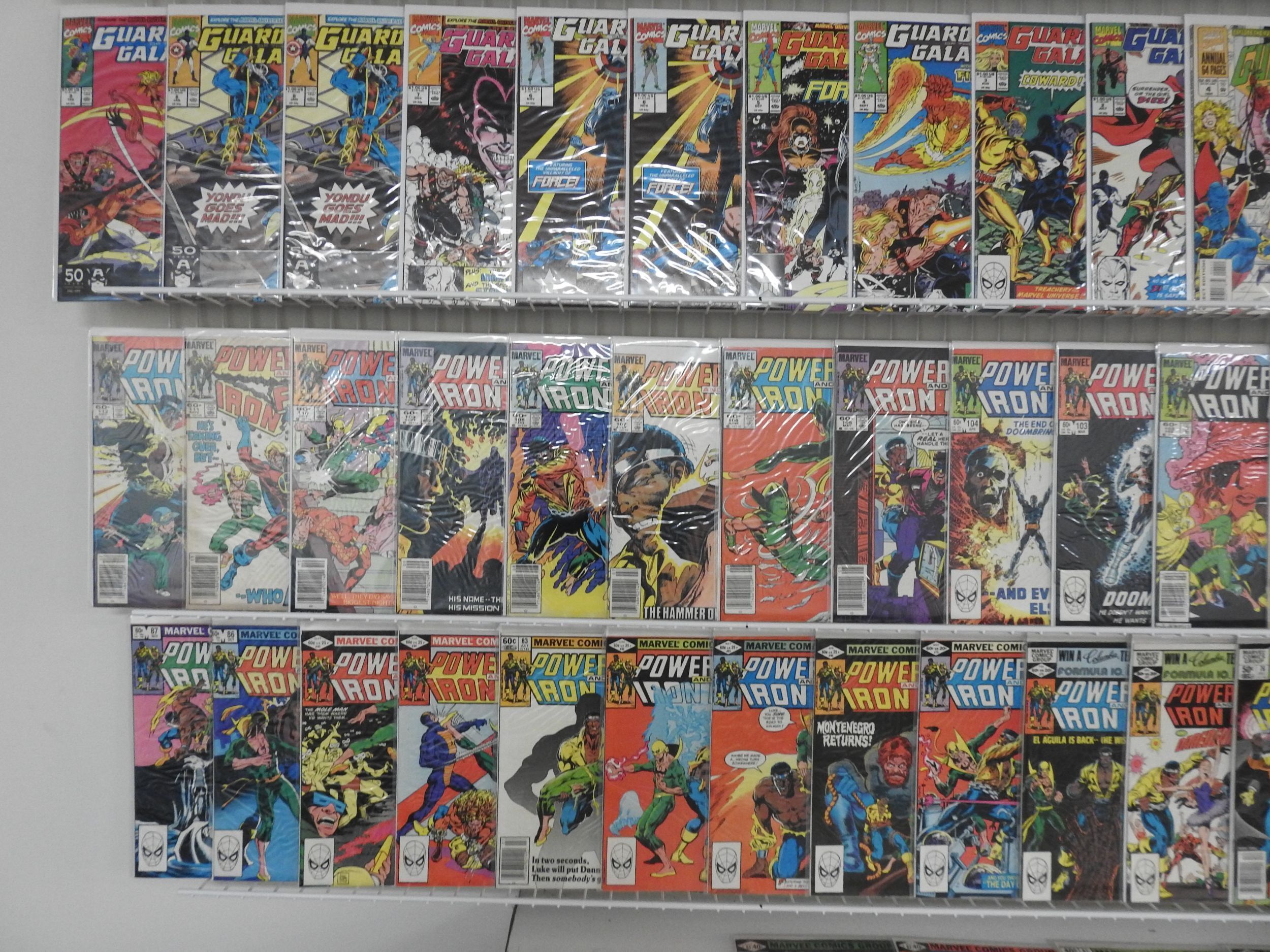 Huge Lot 120+ Comics W/ Guardians of the Galaxy, & Power Man & Iron ...