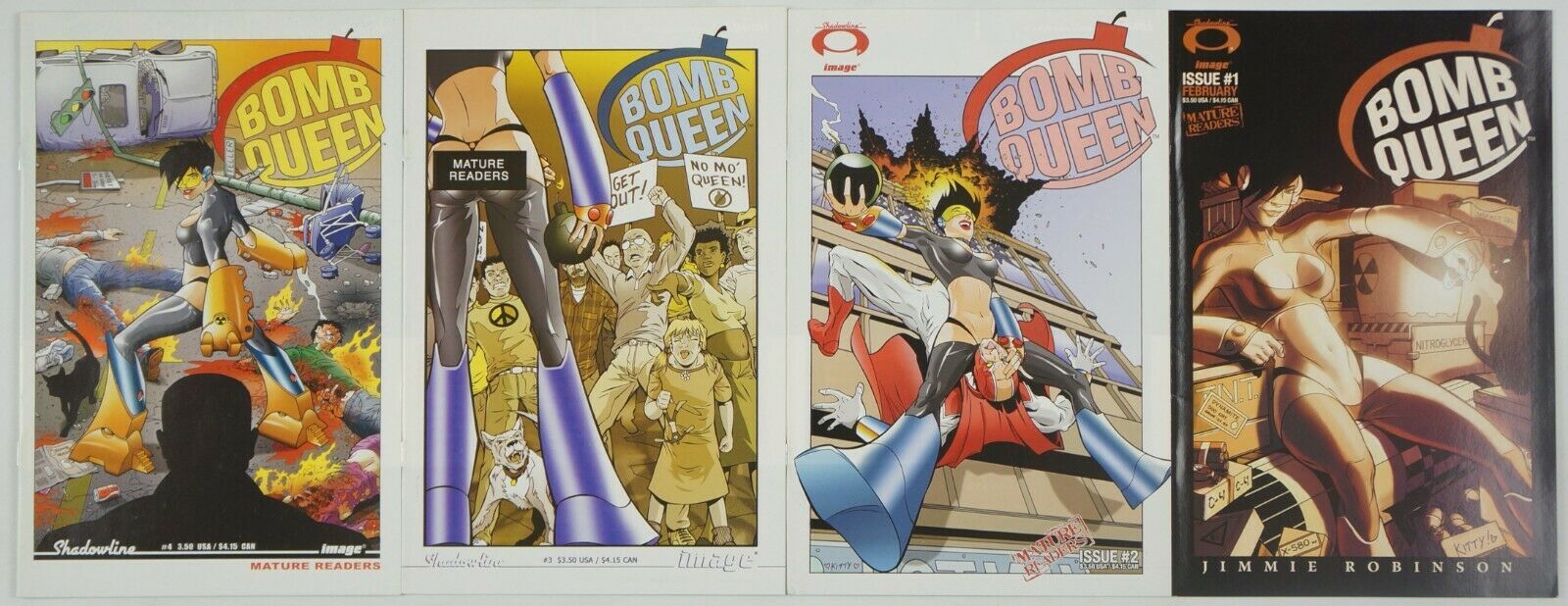 Bomb Queen #1-4 VF/NM complete series - jimmie robinson - image comics ...