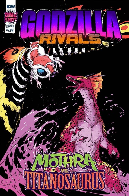 Godzilla Rivals Mothra Vs Titanosaurus Cvr B Campbell Idw Publishing ...
