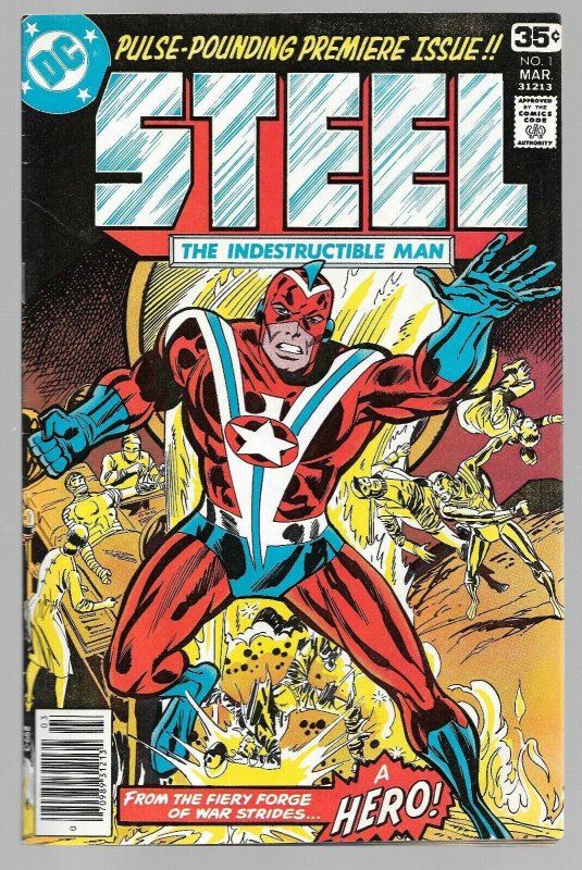 Steel, The Indestructible Man #1 (03/1978) DC Comics War Time Hero ...