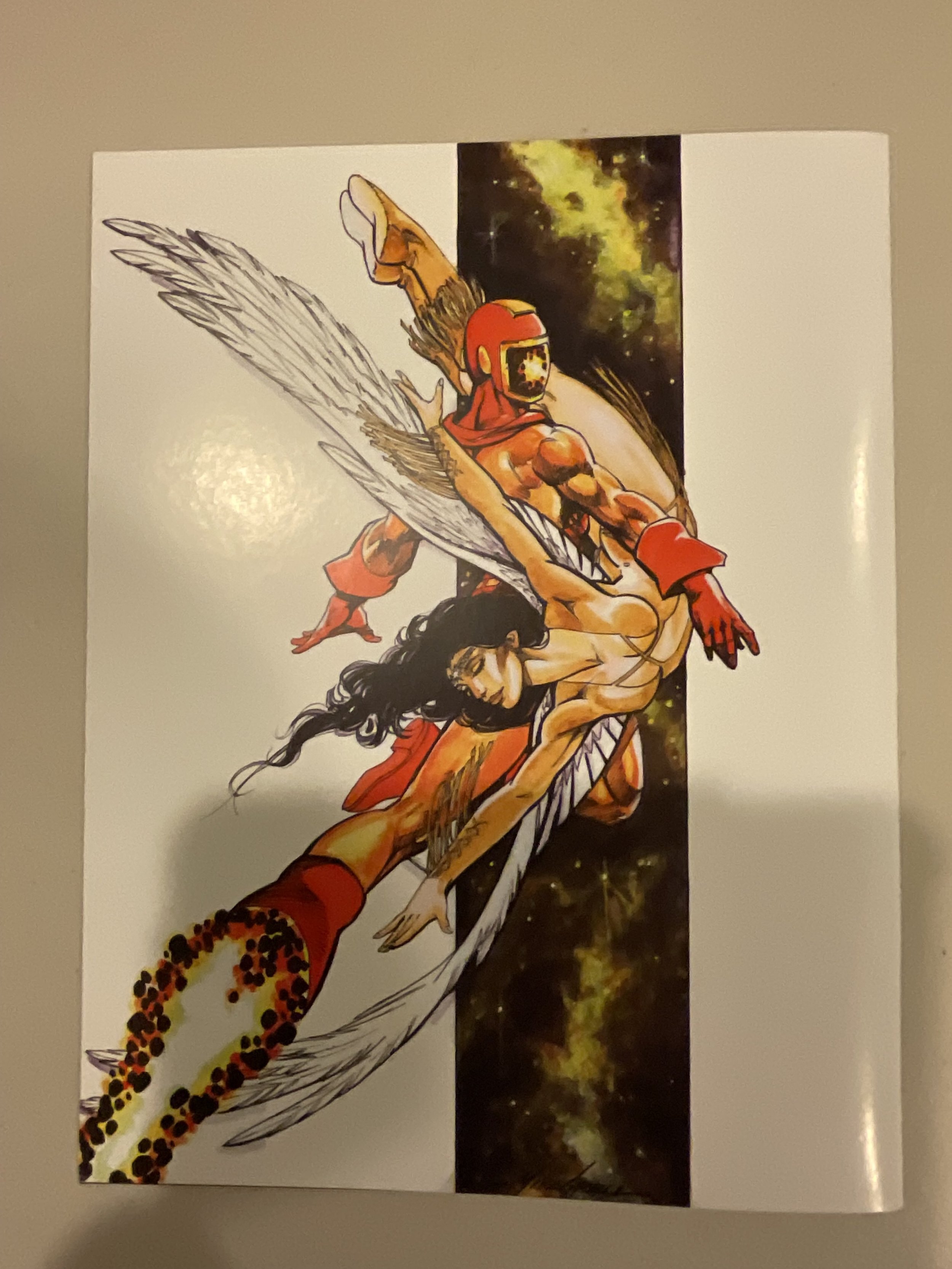 Mike Grell Legion of Superheroes Sketch Book VF Magazine Sized From ...