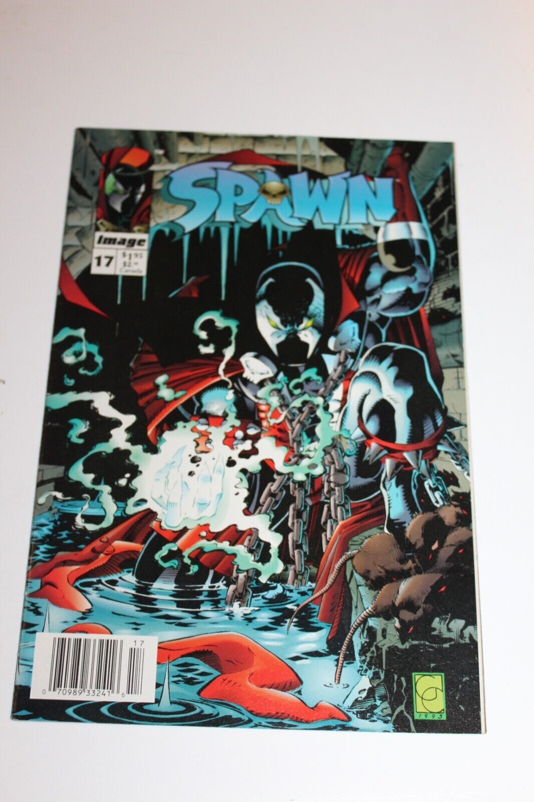 RARE Spawn 17 NEWSSTAND Variant 1:100 Low Print Run F/VF 1st Redeemer App HTF | International ...