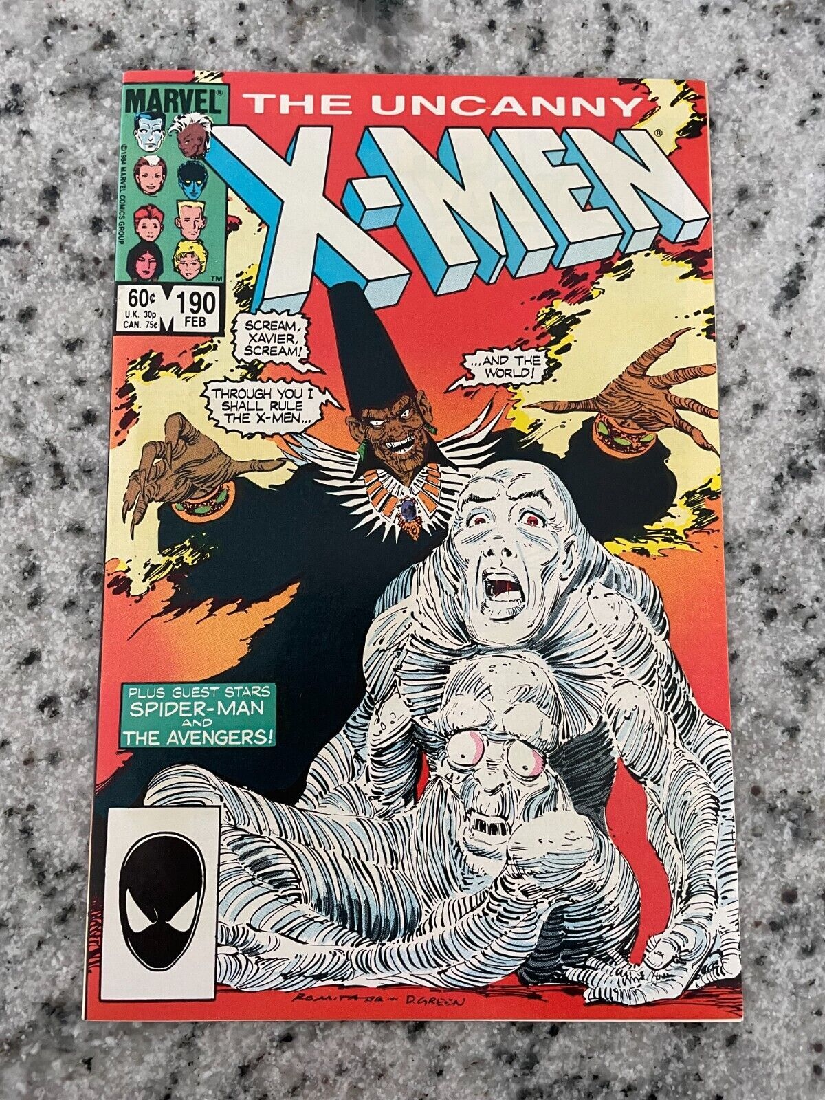 Uncanny X-Men # 190 NM Marvel Comic Book Wolverine Hulk Thor Storm ...