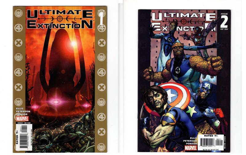 Ultimate Extinction Issues #1 and 2 - Marvel (2006) - VF/NM | Comic ...