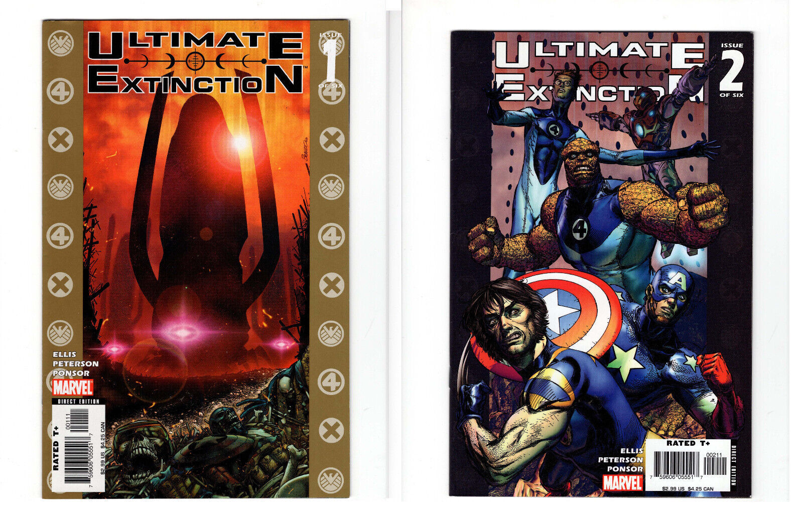 Ultimate Extinction Issues #1 and 2 - Marvel (2006) - VF/NM | Comic ...