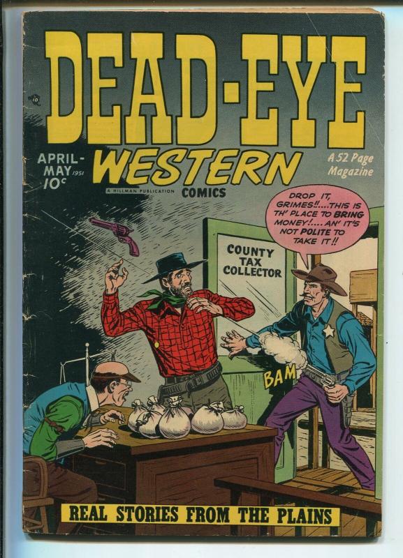 Dead-Eye Western VOL. 2 #3 1951-Hillman-Gunfight-Bernie Krigstein Art ...