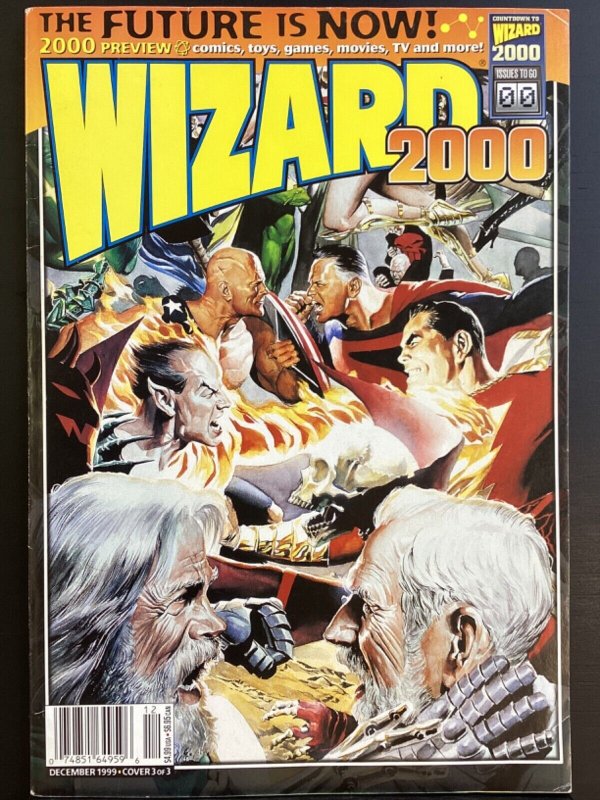 Wizard Magazine 2000 Future is Now Kingdom Come Earth X Alex Ross ...