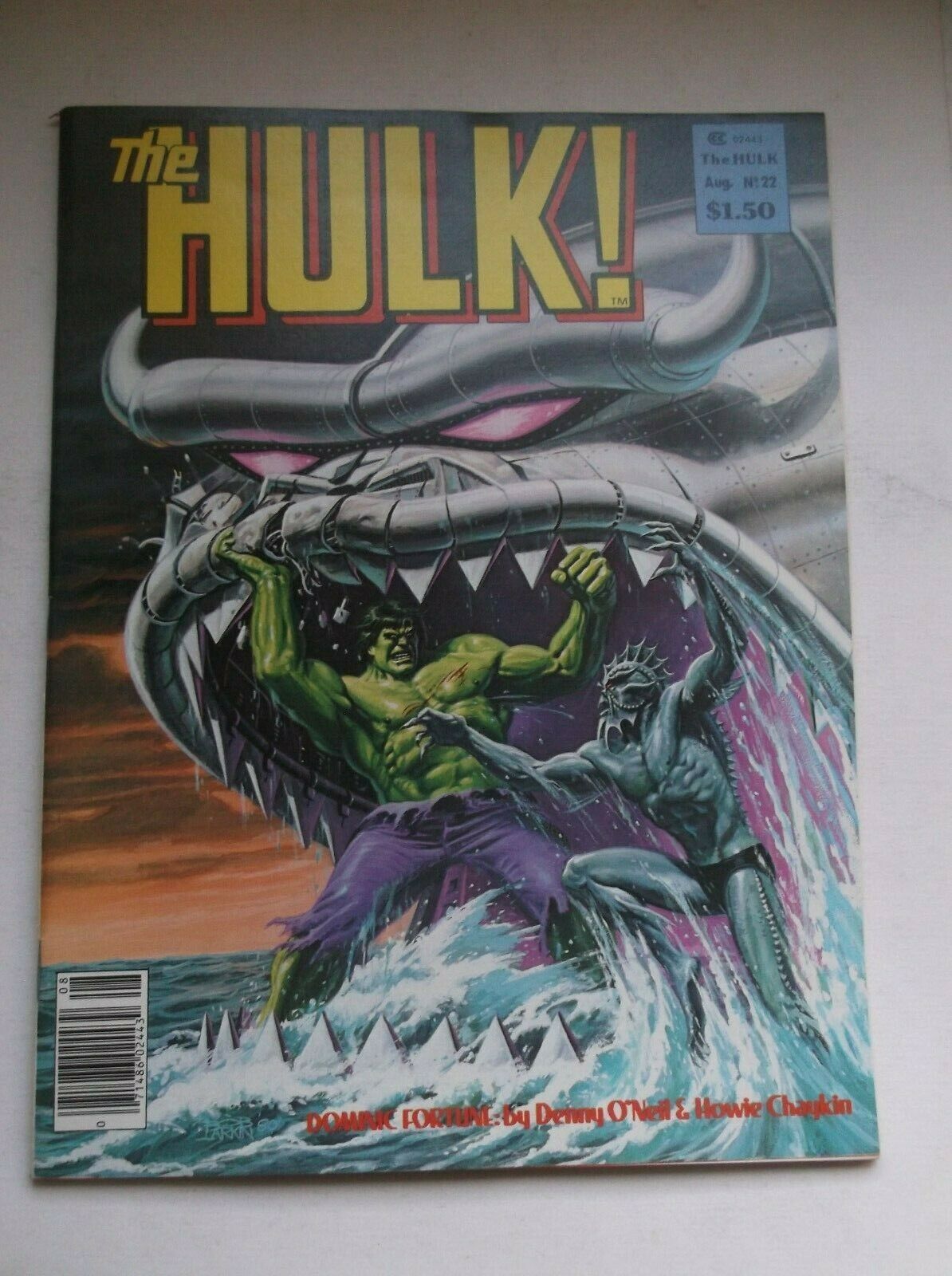 Marvel: Hulk (Formerly Rampaging) Magazine #22, Feat: Dominic Fortune ...