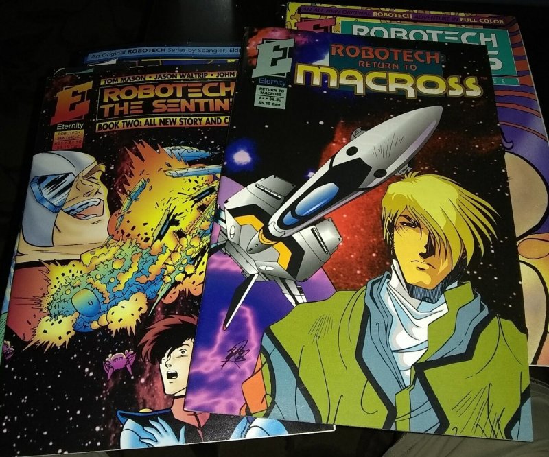 Lot ROBOTECH Comics INVID WAR Eternity VF-NM see pics Macross Sentinels ...