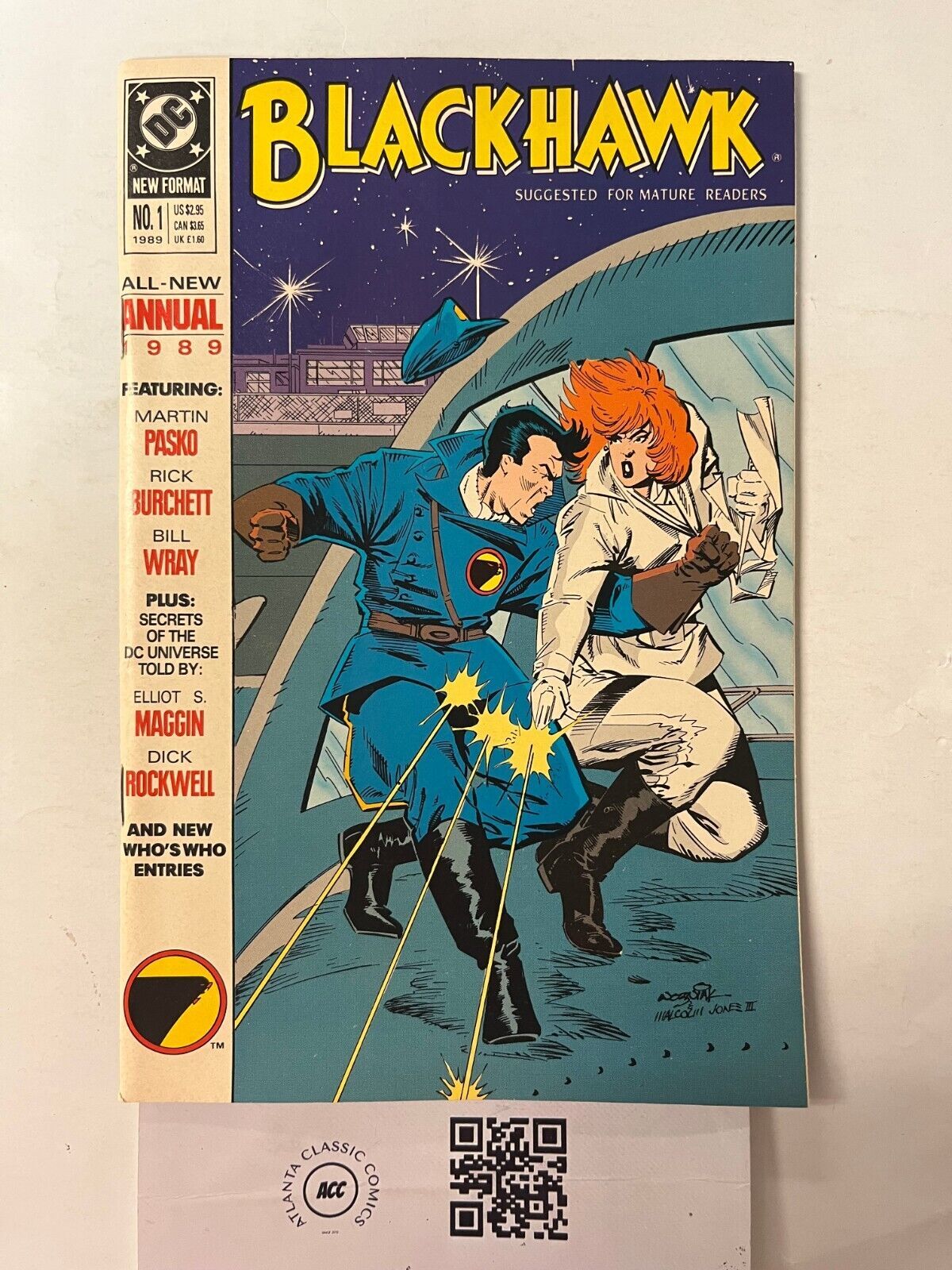 Blackhawk 1989 annual #1 VF DC Comics comic book 7 JW43 | Comic Books ...