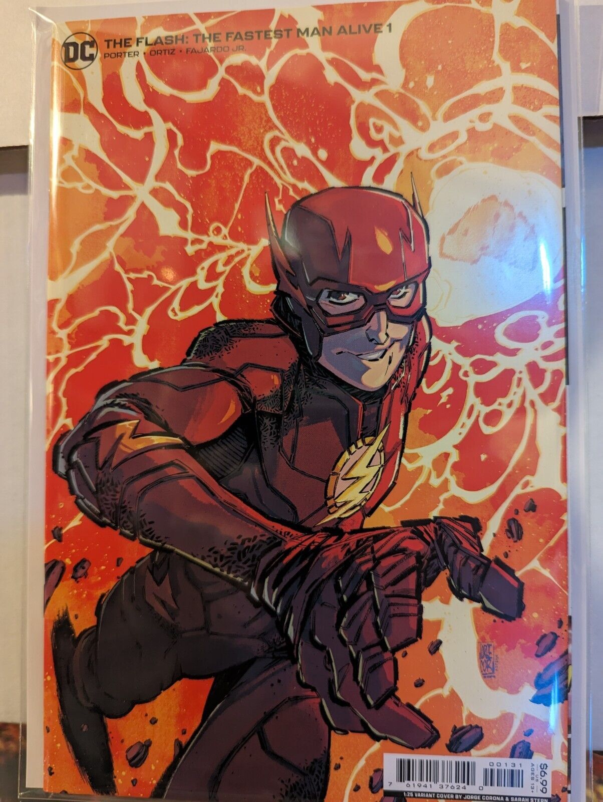The Flash: The Fastest Man Alive #1 Jorge Corona 1:25 Variant DC 2022 ...