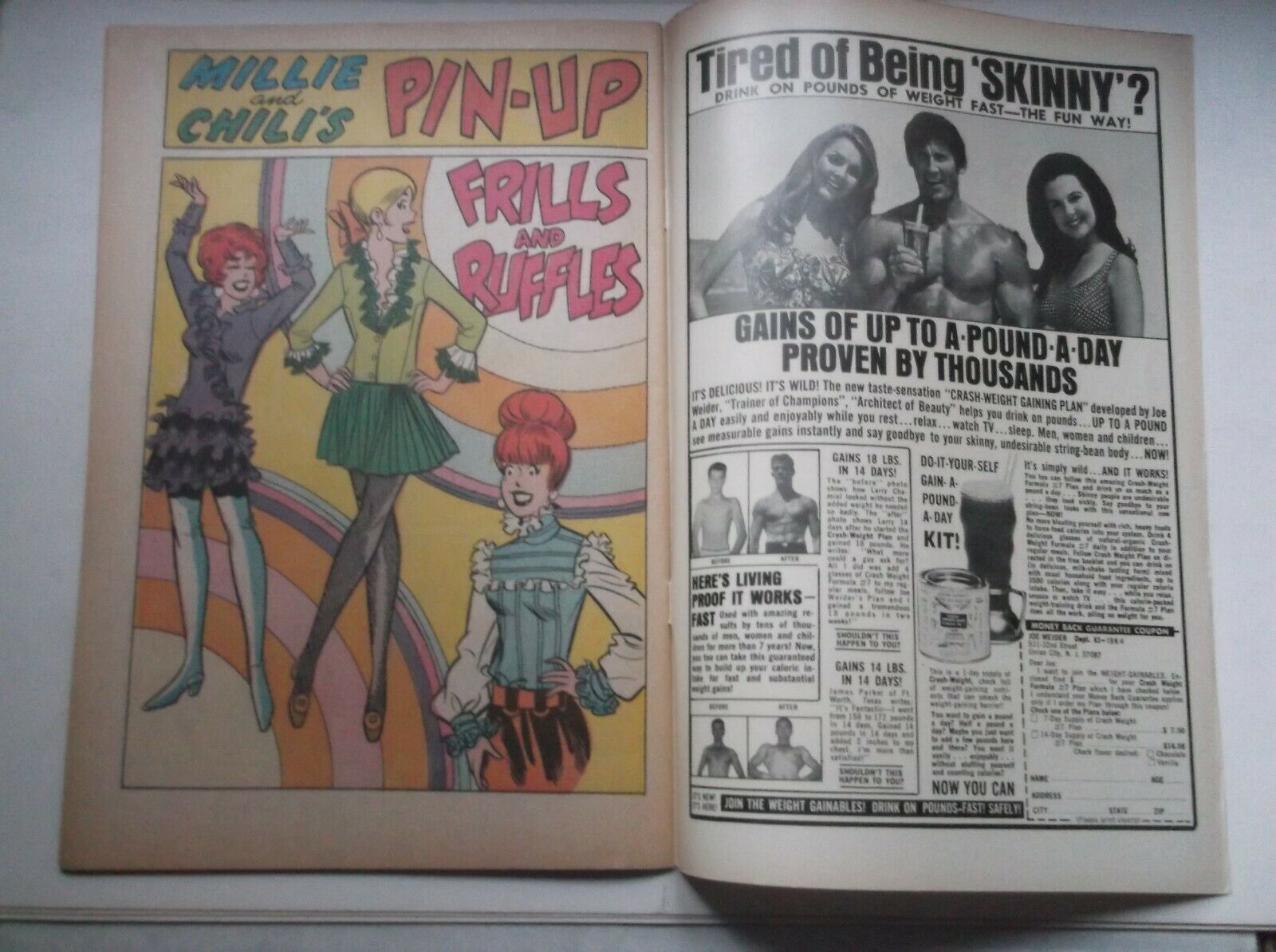 Marvel: Millie the Model #167, Model With a Hippie Archie Flavor, 1967 ...