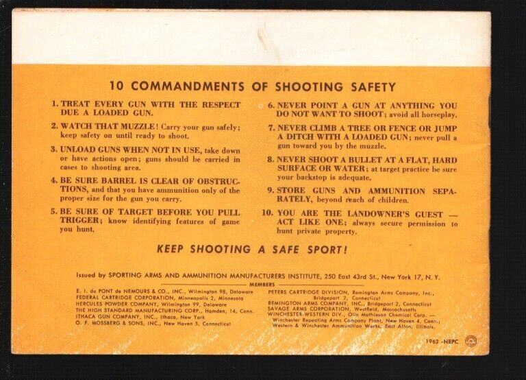 Shooting's Fun For Everyone No # 1962-Comic style art to illustrate gun ...