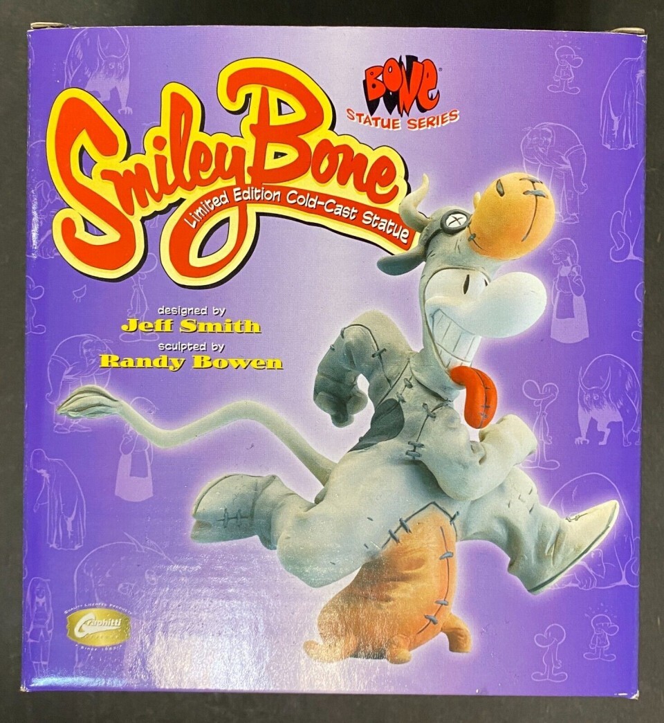 Smiley Bone Statue Limited Edition Jeff Smith | Comic Books - Modern ...