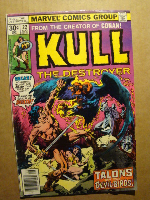 Kull 22 the Destroyer 1976 Marvel Comics Conan | Comic Books - Bronze ...