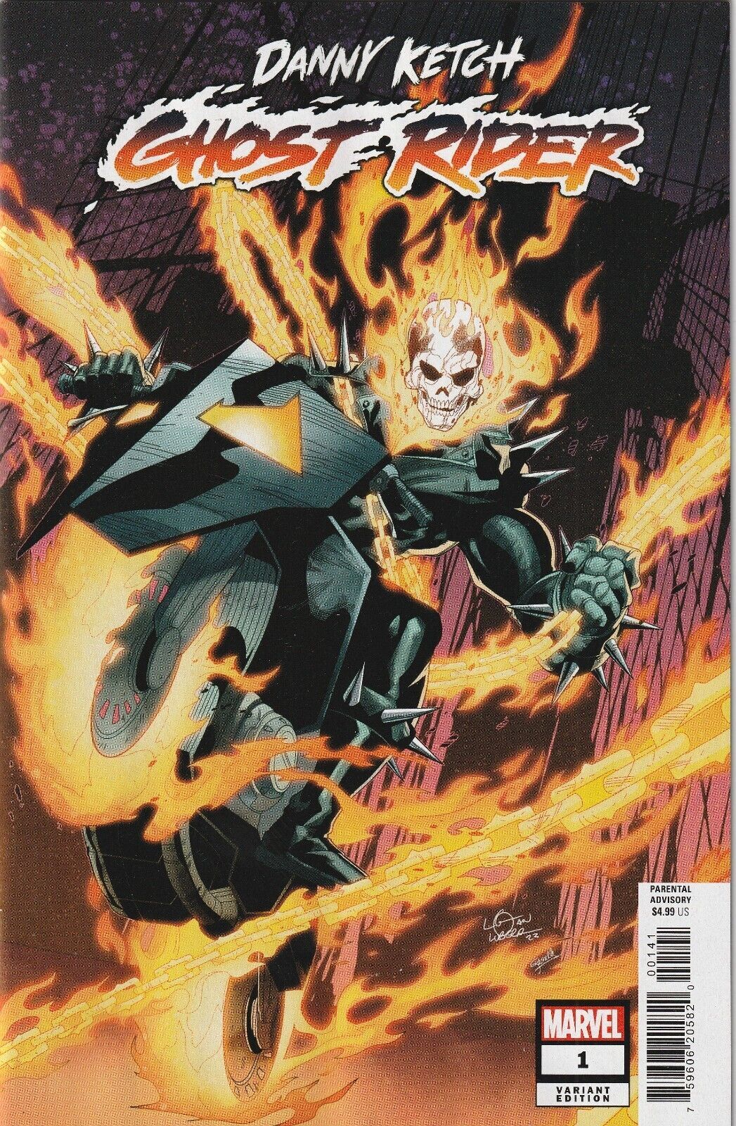 Danny Ketch Ghost Rider # 1 Lubera Variant Cover NM Marvel 2023 [P6 ...