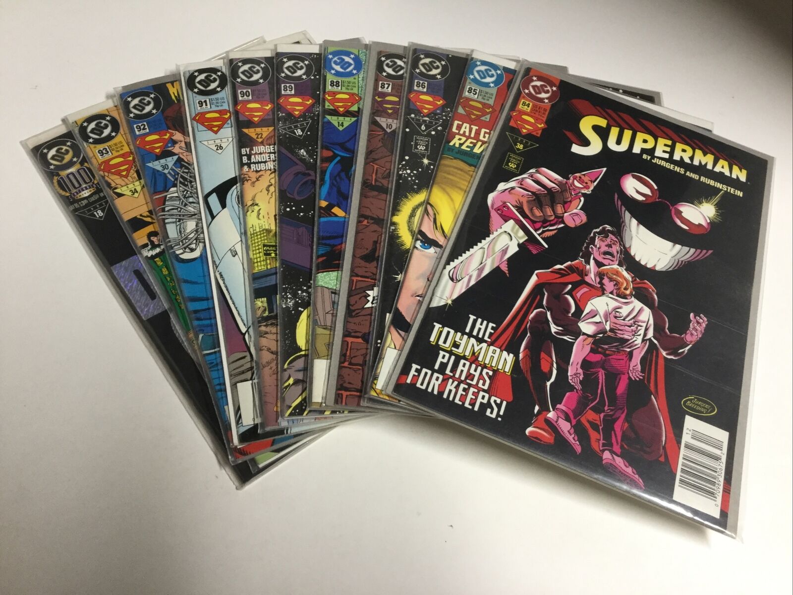 Superman 1992-1995 Death And Return Of Superman 85 Issue Lot DC Comics ...