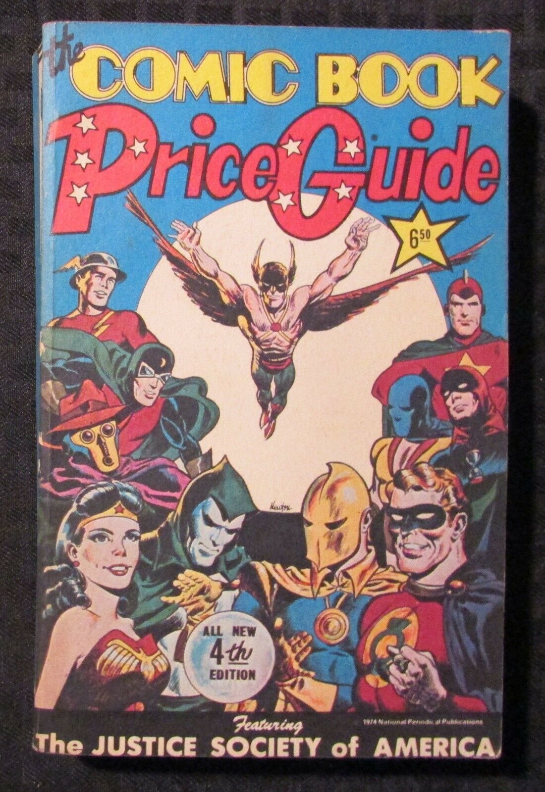 1974 Overstreet Comic Book Price Guide #4 SC FN- 5.5 Justice Society ...