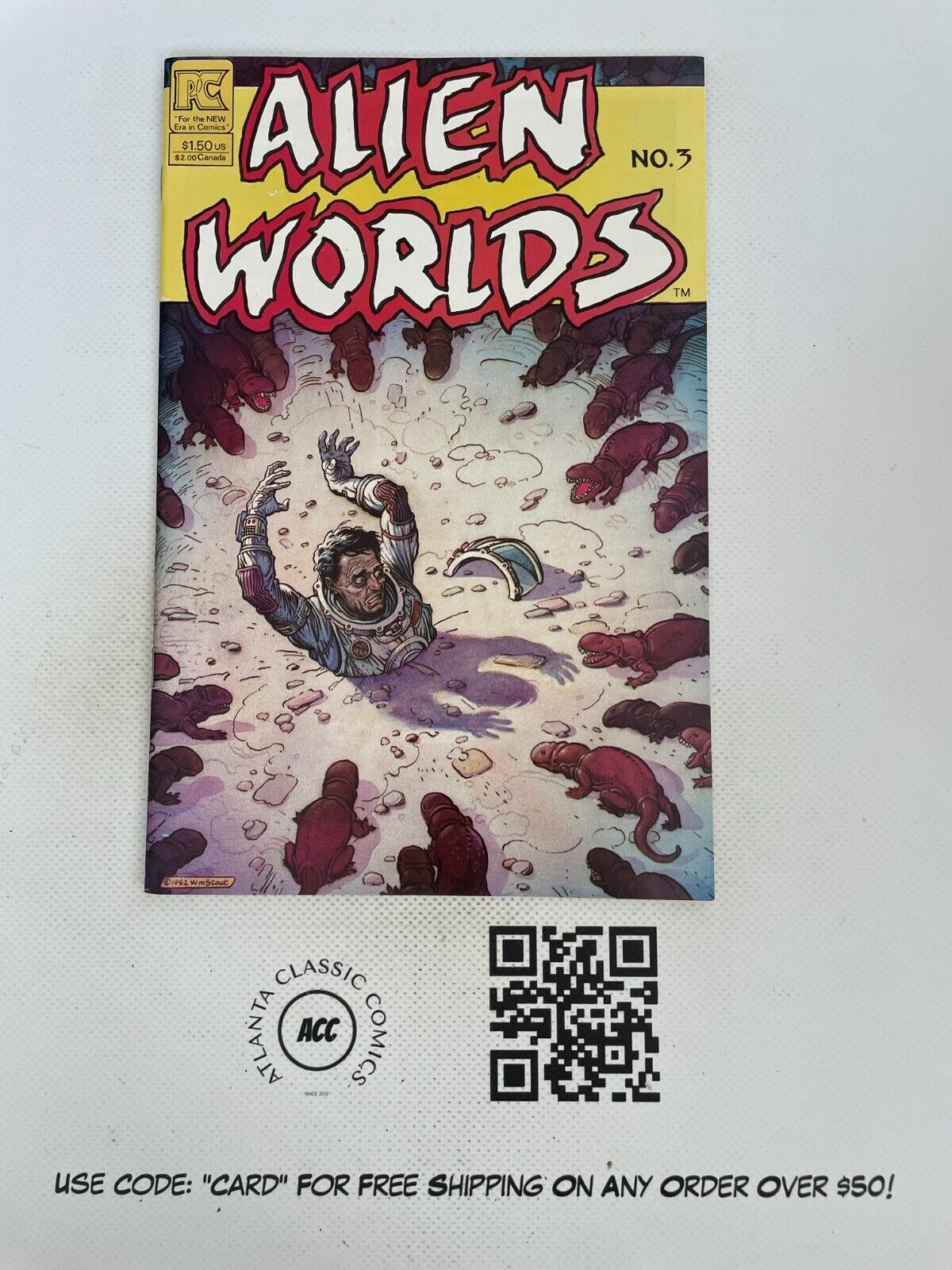 Alien Worlds # 3 NM- Pacific Comic Book WM Stout Sci-Fi 13 J895 | Comic ...