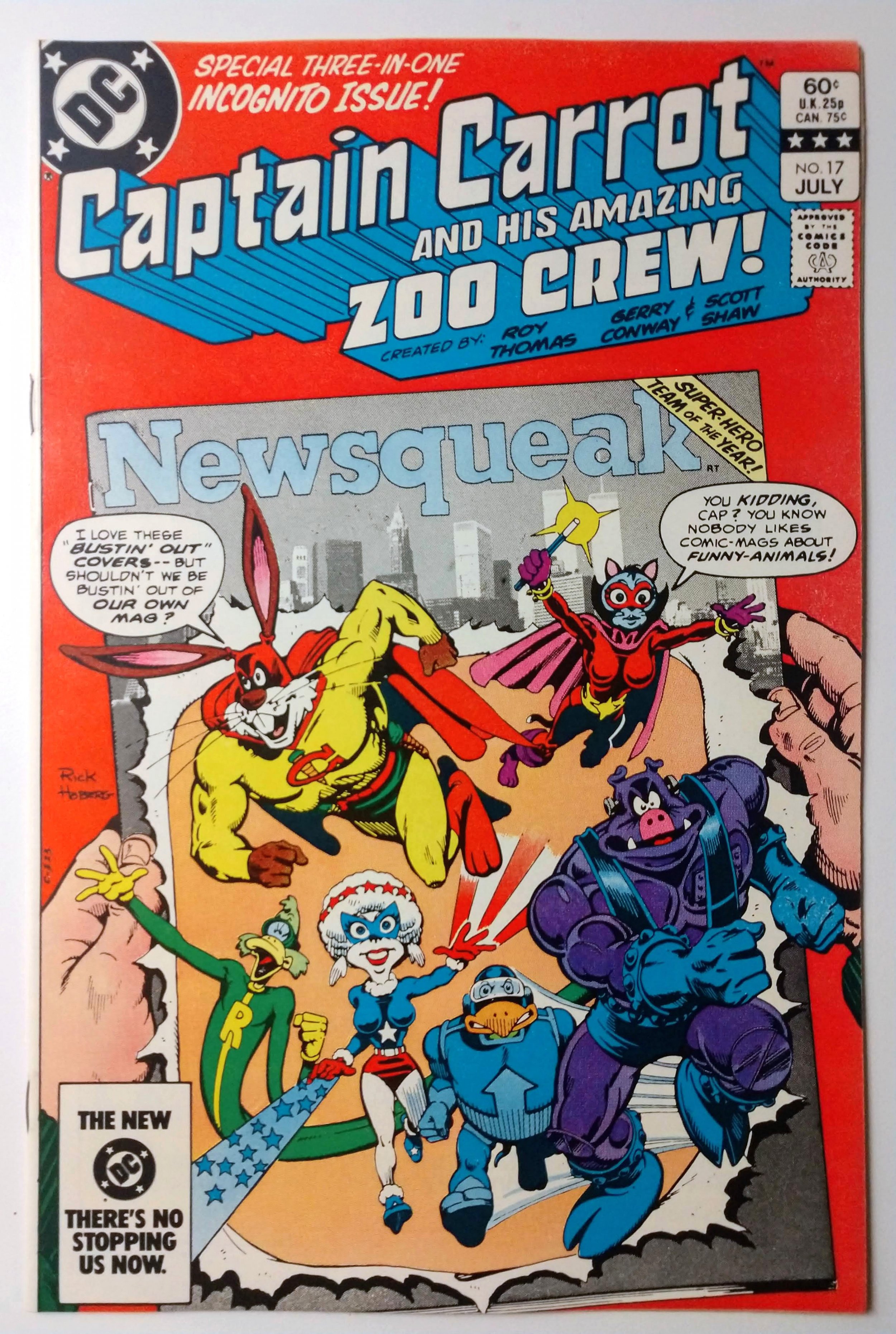 Captain Carrot and His Amazing Zoo Crew #17 (9.0, 1983) | Comic Books ...
