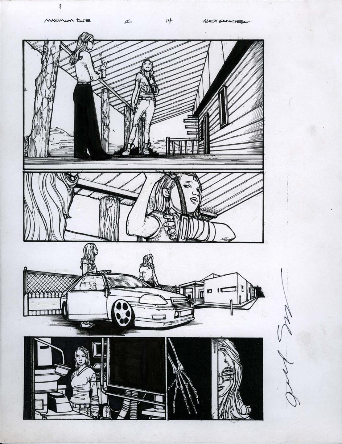 James Patterson Max Ride:First Flight #2 Pg14 Alex Sanchez Original Art ...