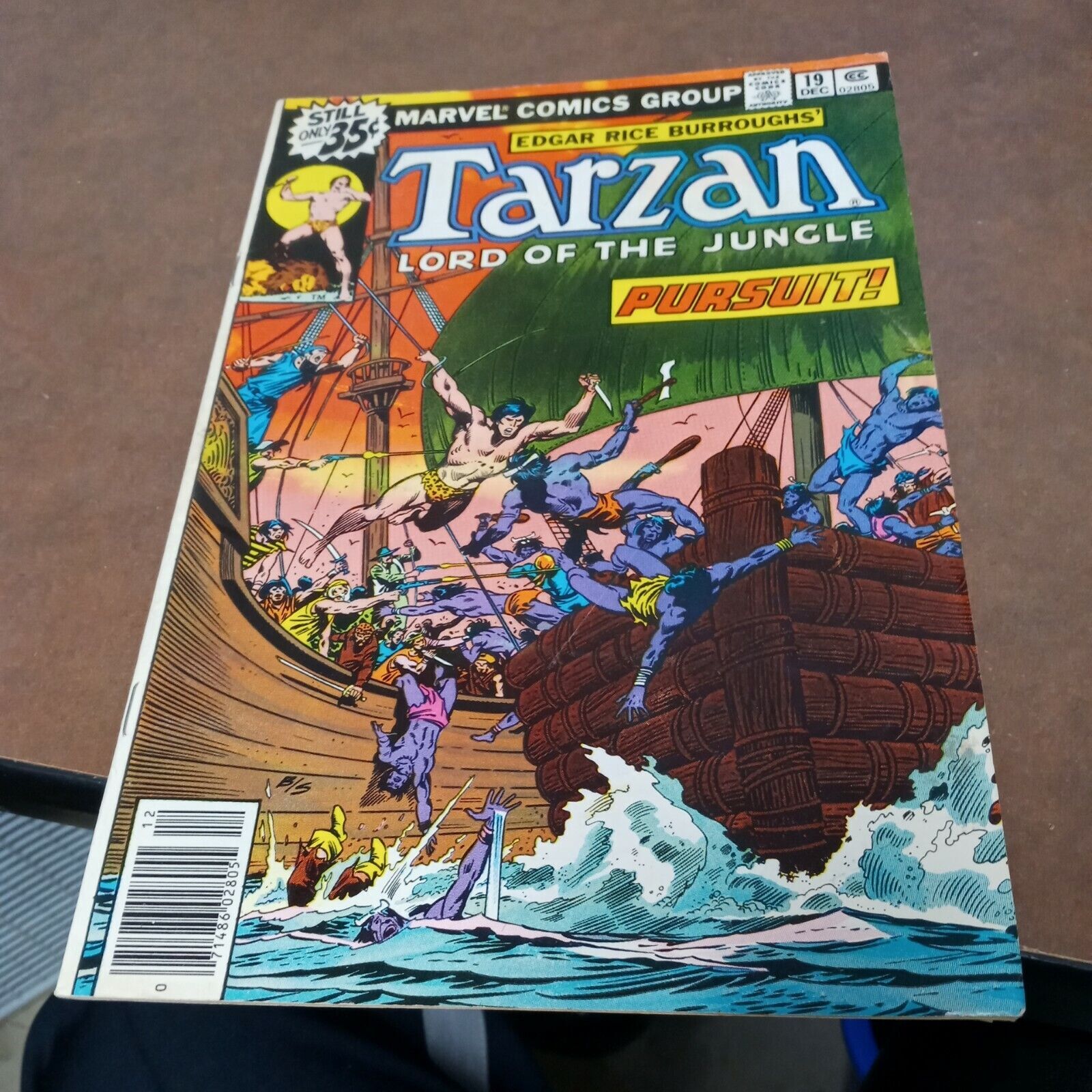 Tarzan 7 Issue Comic Slot Run Set Collection Silver Bronze Age Marvel ...