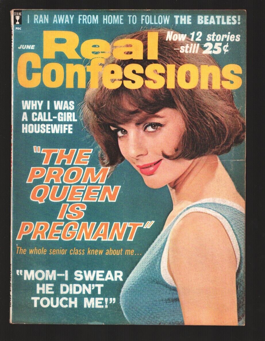 Real Confessions 6/1964-Sterling-"I Ran Away From Home To Follow The ...