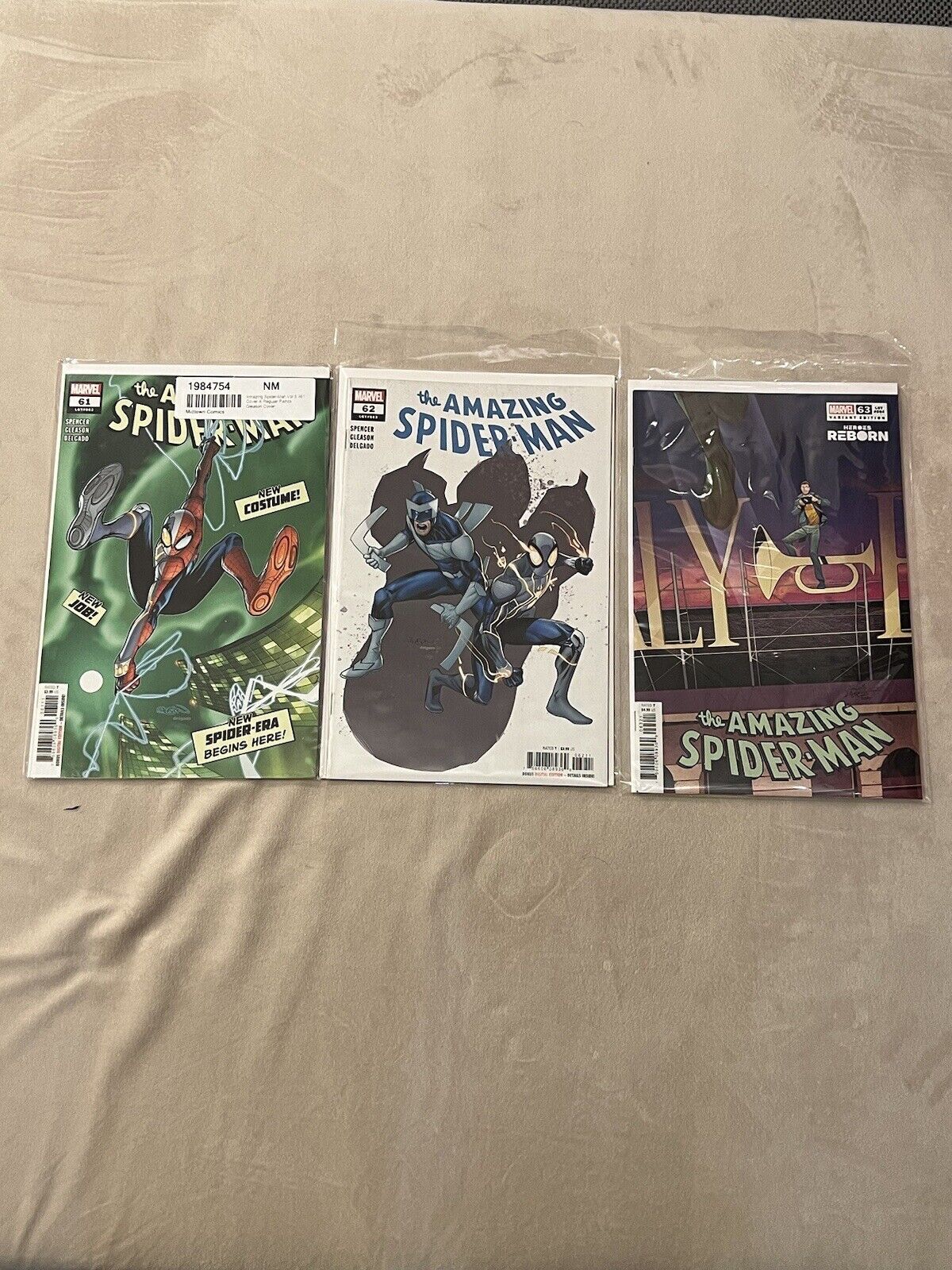 Amazing Spider-man #61, 62, 63 Pacheco Reborn Var Marvel Comics Comic ...