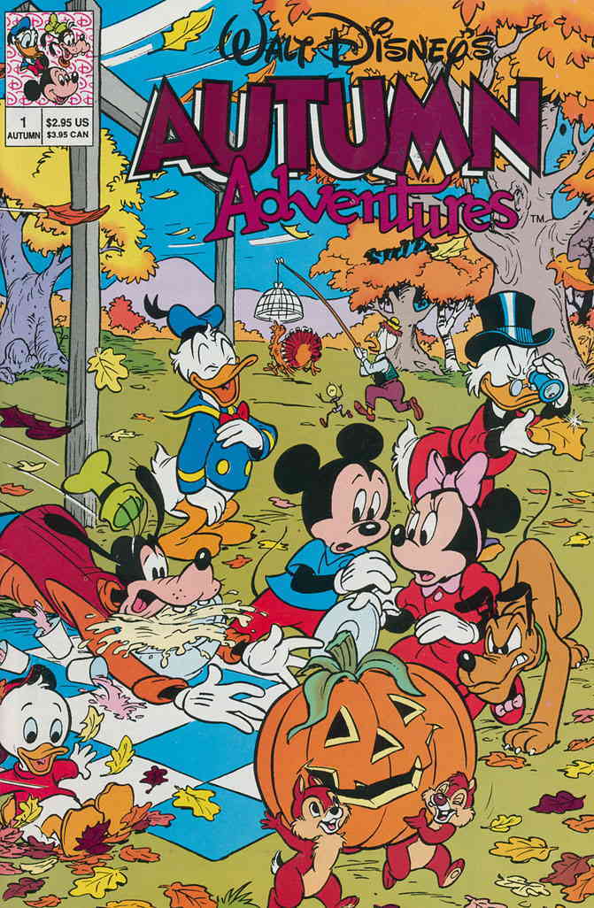 Autumn Adventures (Walt Disney's ) #1 VF ; Disney | Mickey Donald Goofy ...