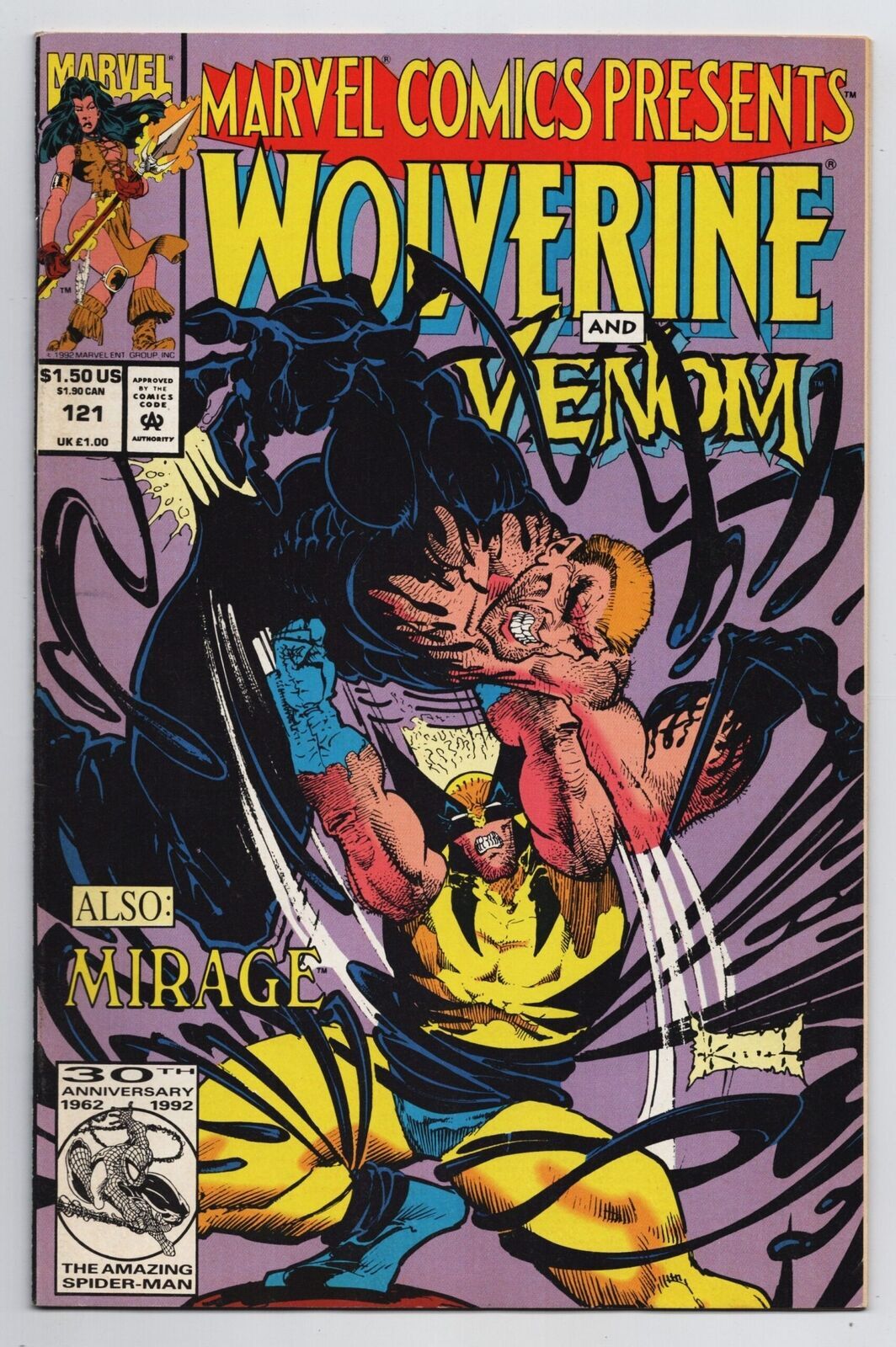 Marvel Comics Presents #121 Wolverine | Venom | Ghost Rider (1993) VF ...
