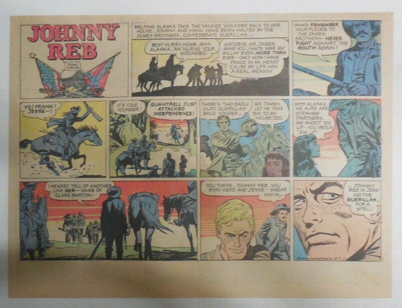 Johnny Reb Sunday by Frank Giacoia & Jack Kirby from 12/7/1958 Half ...