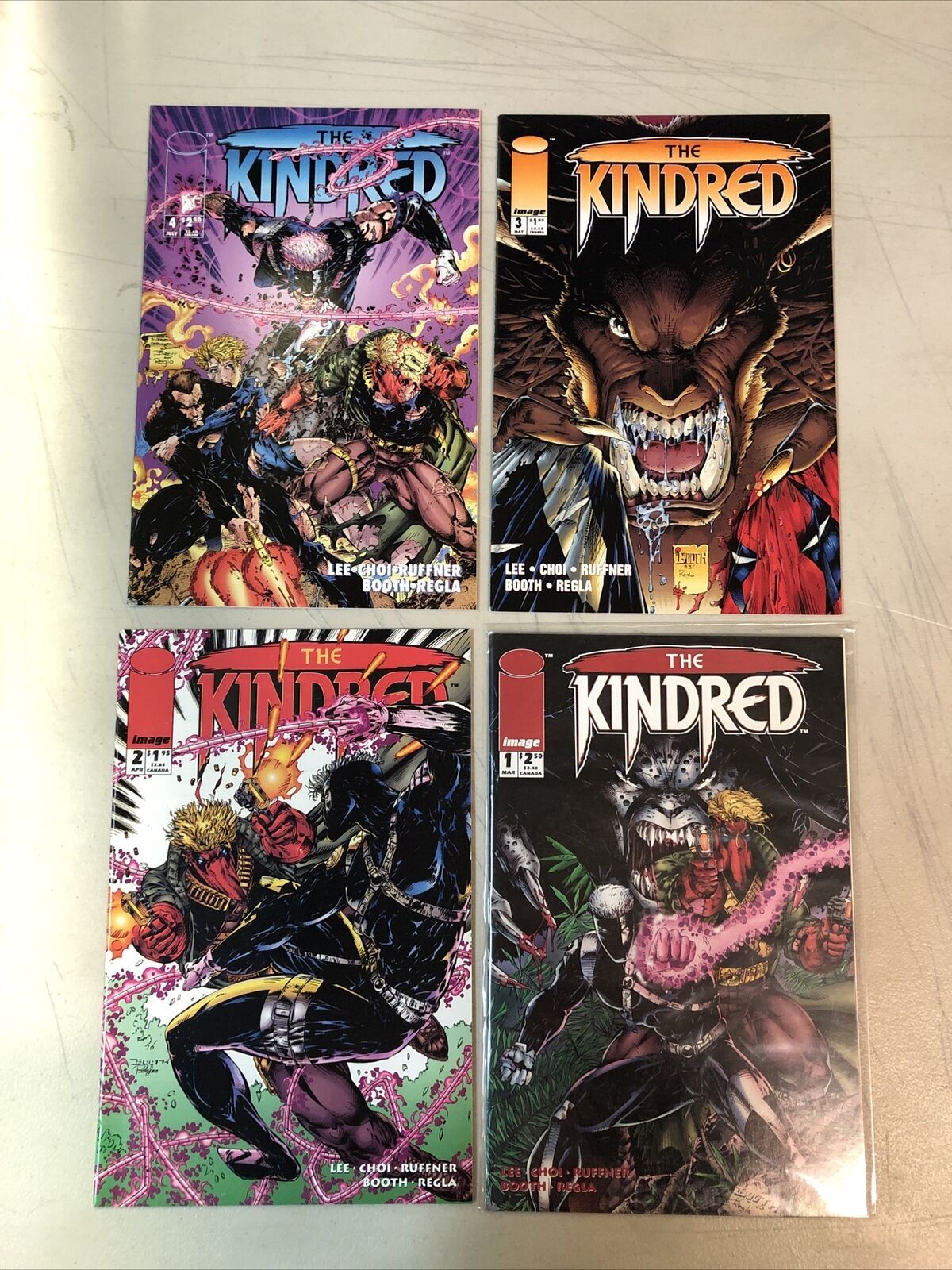 The Kindred (1994) #1 2 3 4 (NM) Complete Set Image Backlash Grifter | Comic Books - Modern Age ...
