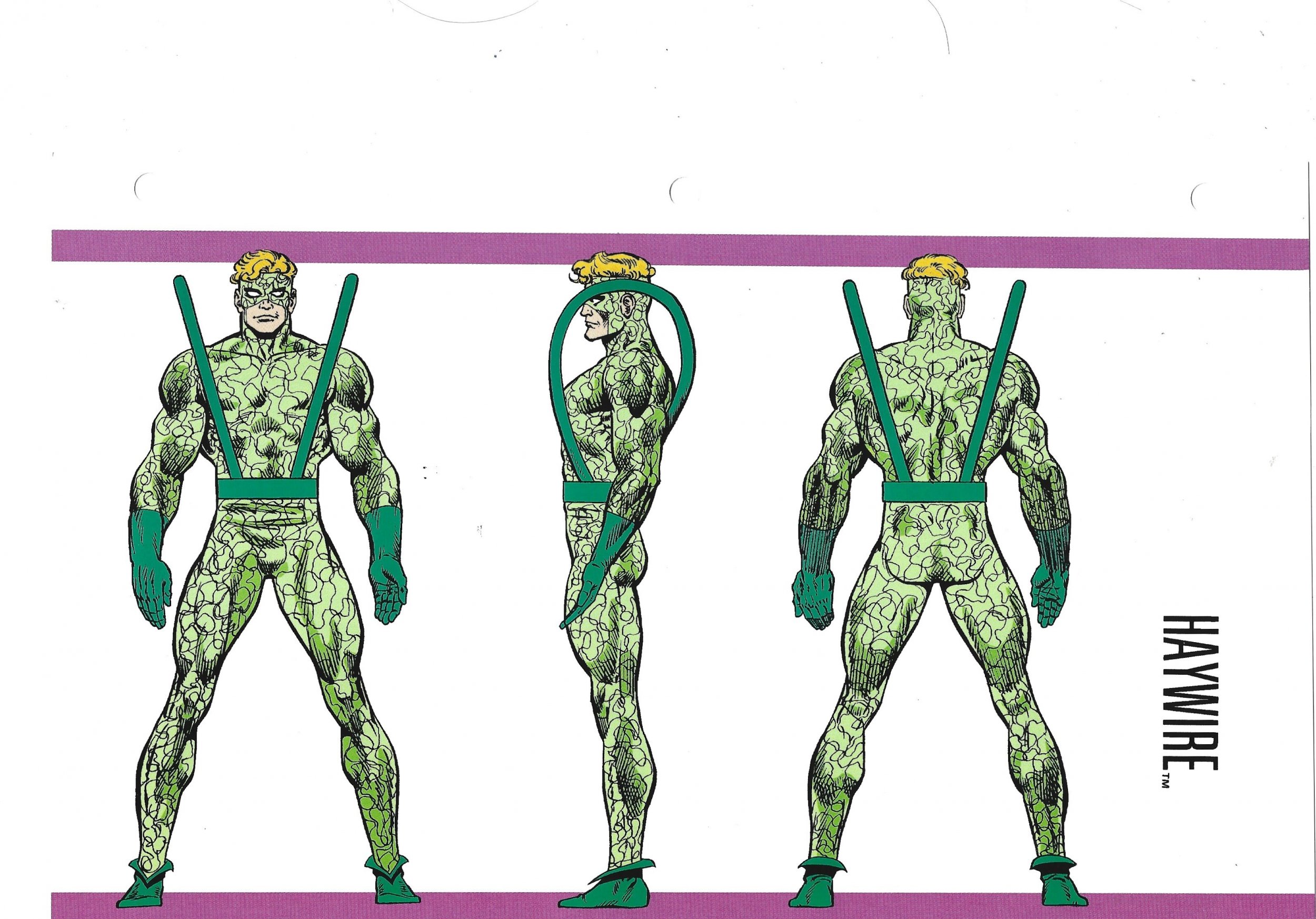 Official Handbook of the Marvel Universe Sheet - Haywire | Comic ...