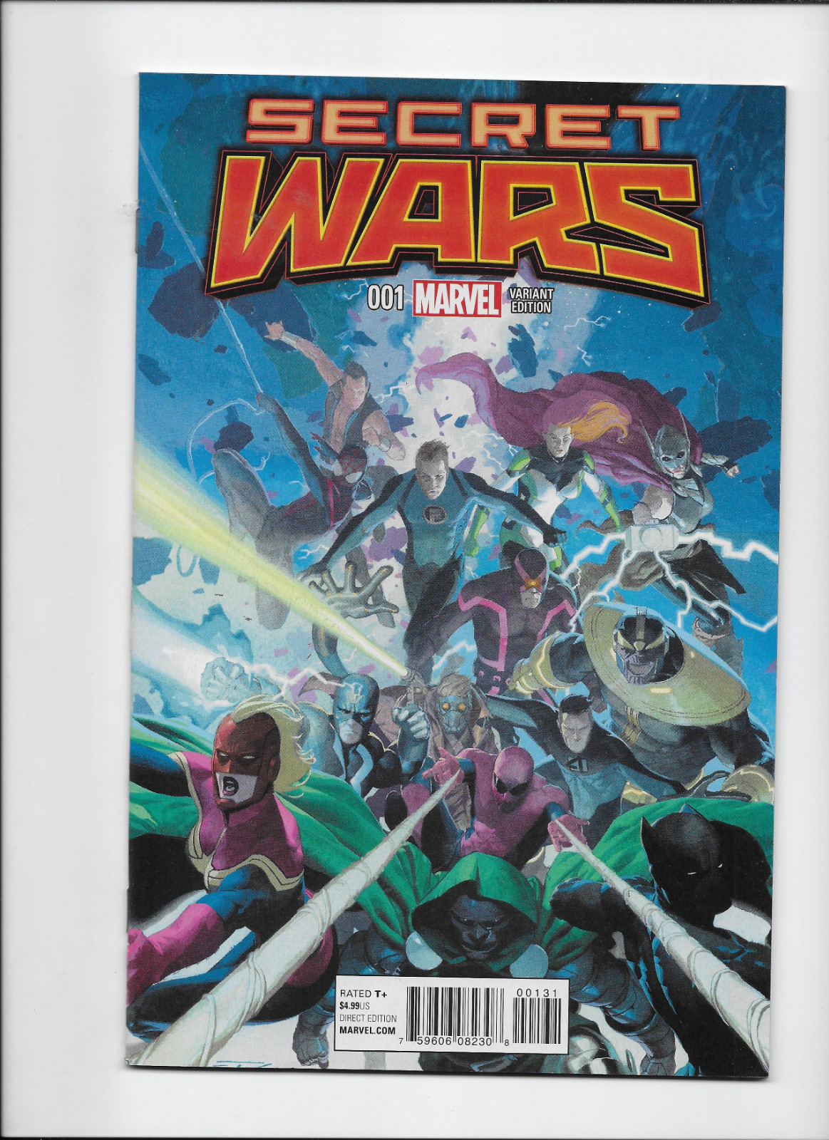 Secret Wars #1 1:25 Esad Ribic Variant 2015 Hickman Marvel Comics ...