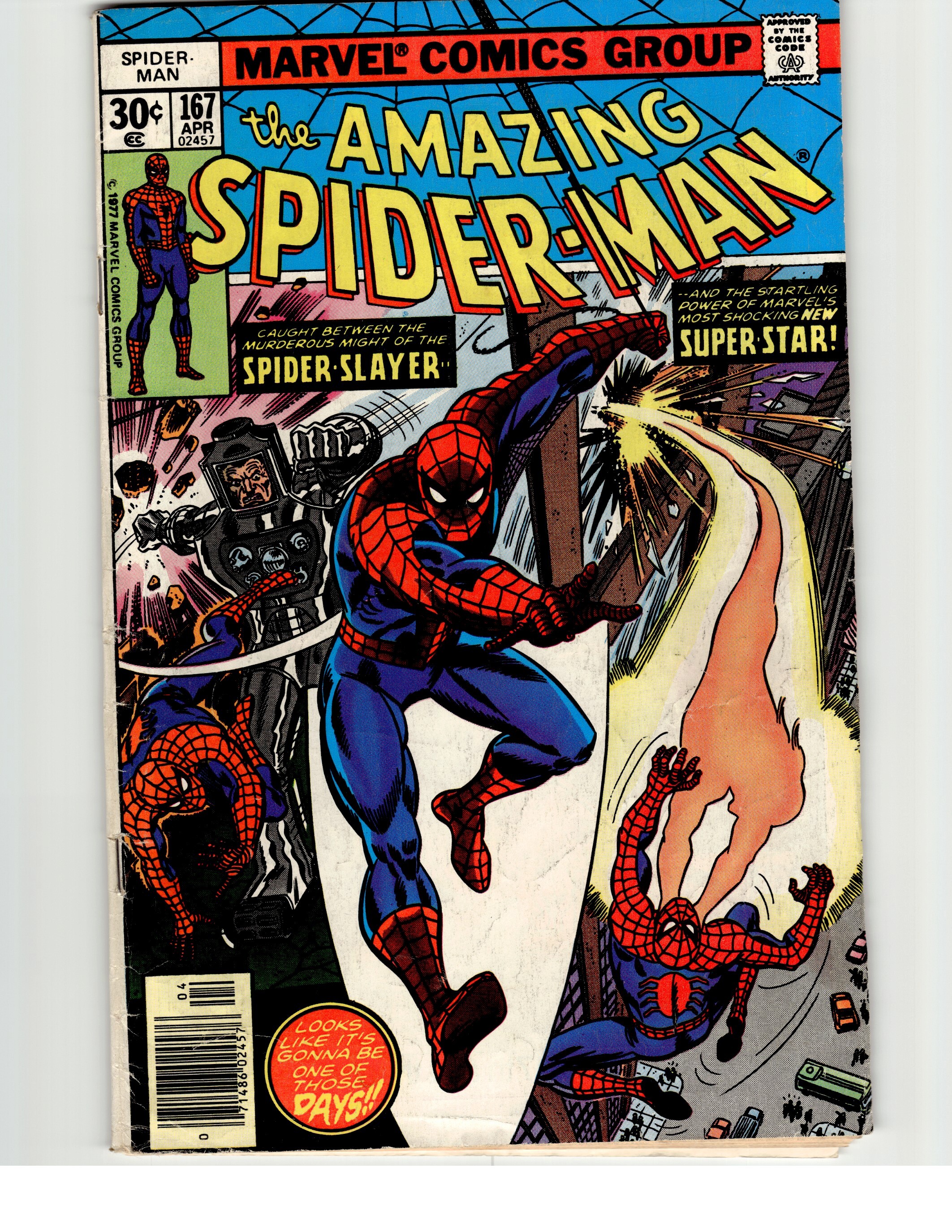 The Amazing Spider-Man #167 (1977) Spider-Man | Comic Books - Bronze ...