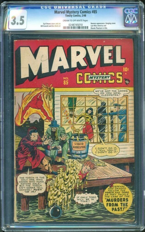 Marvel Mystery Comics #85 (Timely, 1948) CGC 3.5 | Comic Books - Golden ...