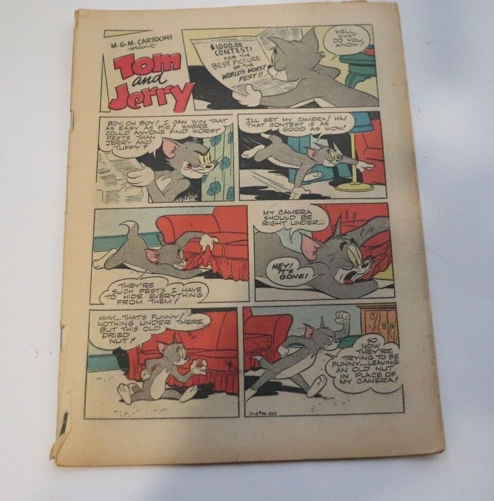 Tom and Jerry Golden Age Dell #94 Comic Book Coverless | Comic Books ...