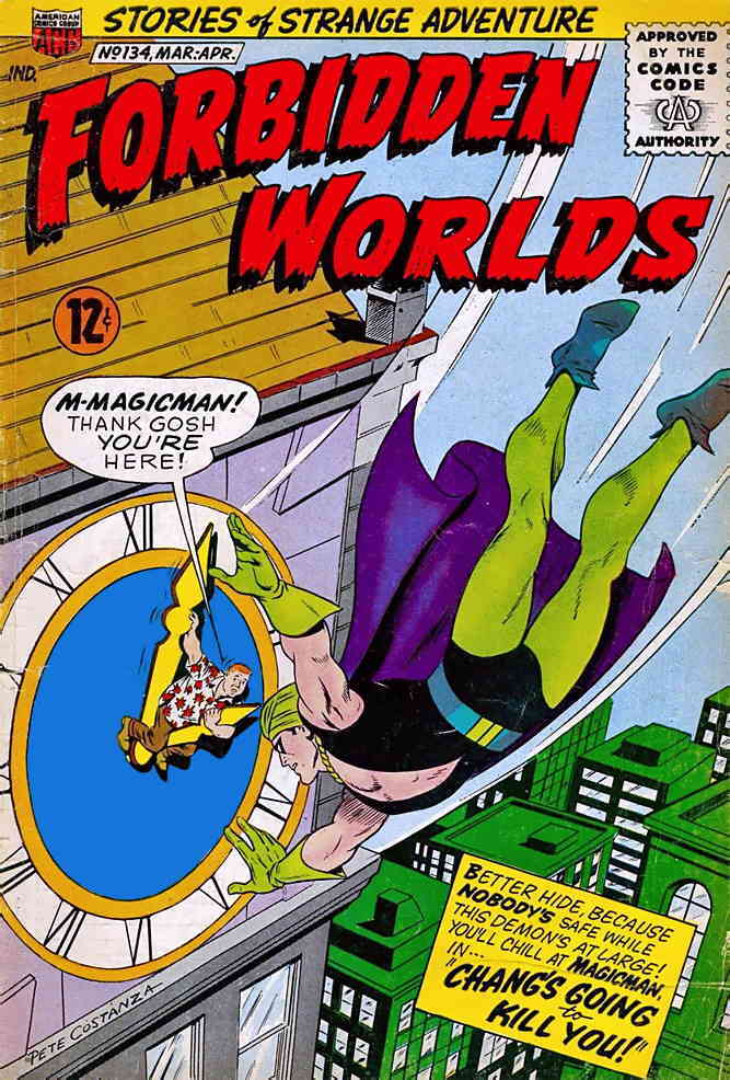 Forbidden Worlds #134 GD ; ACG | low grade comic Magicman | Comic Books ...