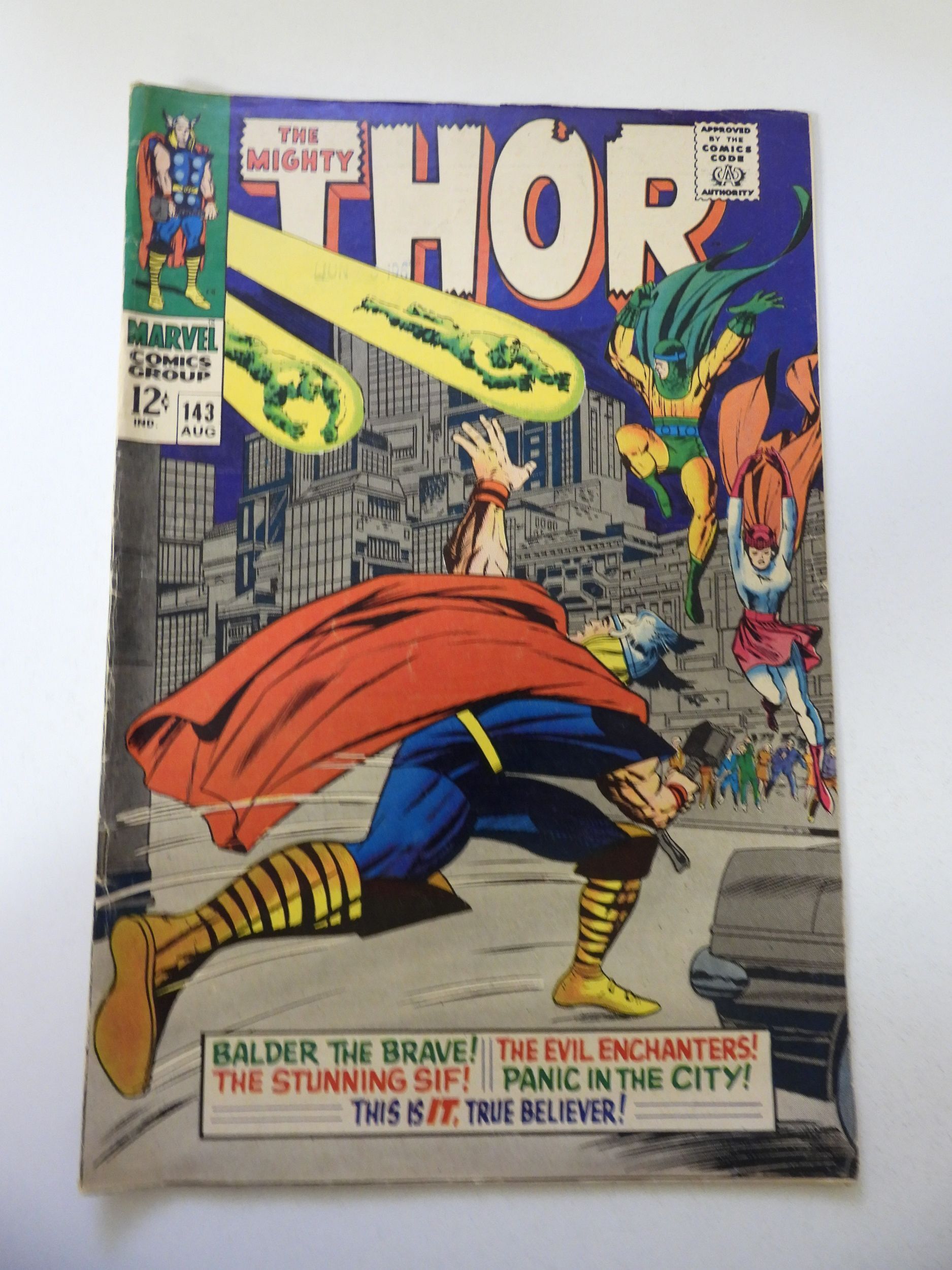 Thor #143 (1967) FN Condition date stamp fc | Comic Books - Silver Age ...